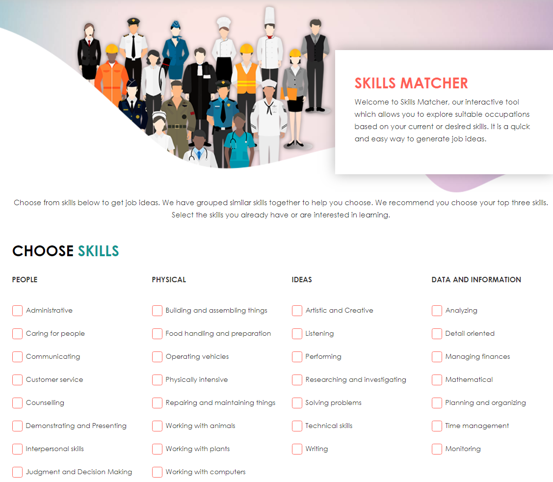 Skills Matcher: Explore Jobs By Your Skills - CareerMe